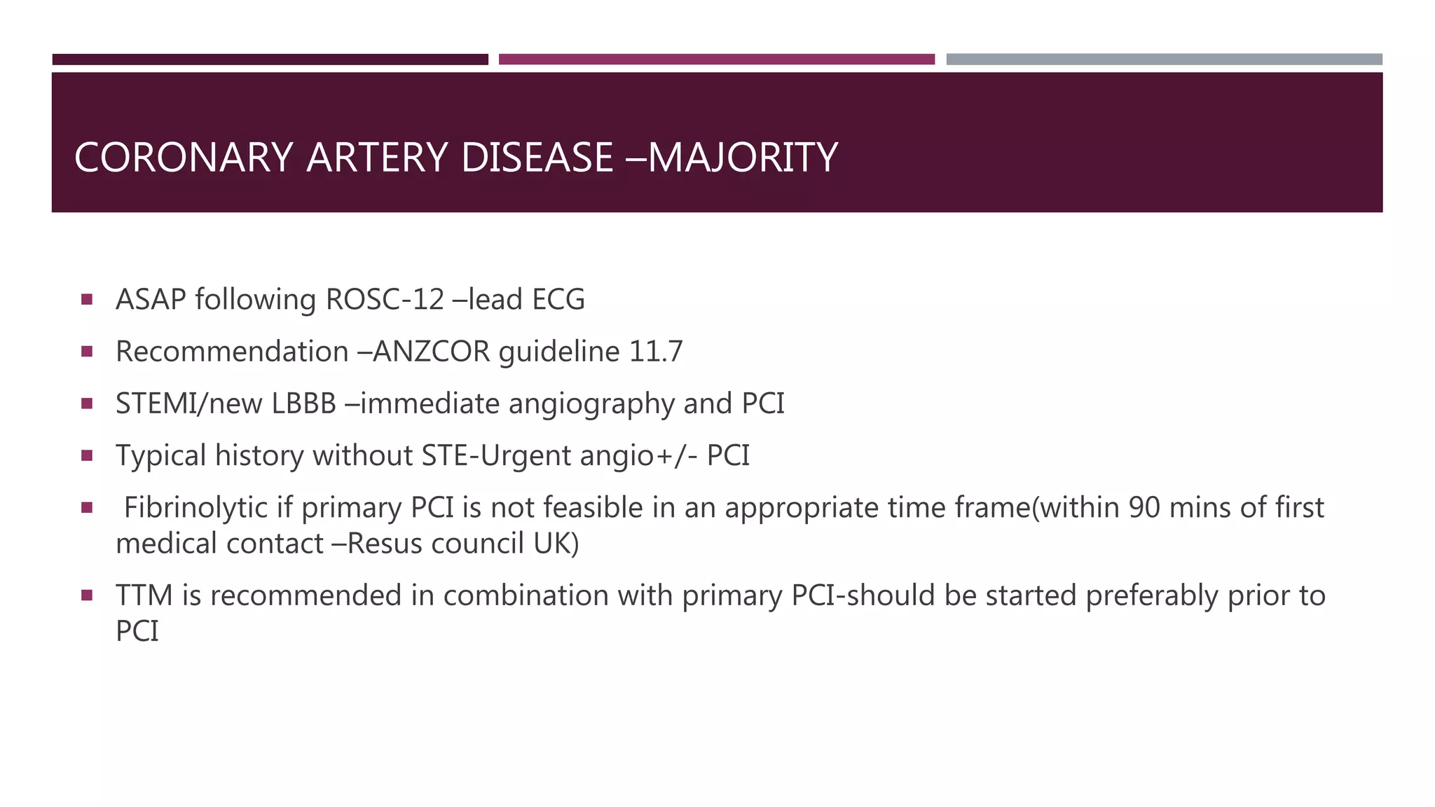 Post-resusciation care | PPTX
