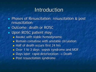 Post resuscitation care | PDF