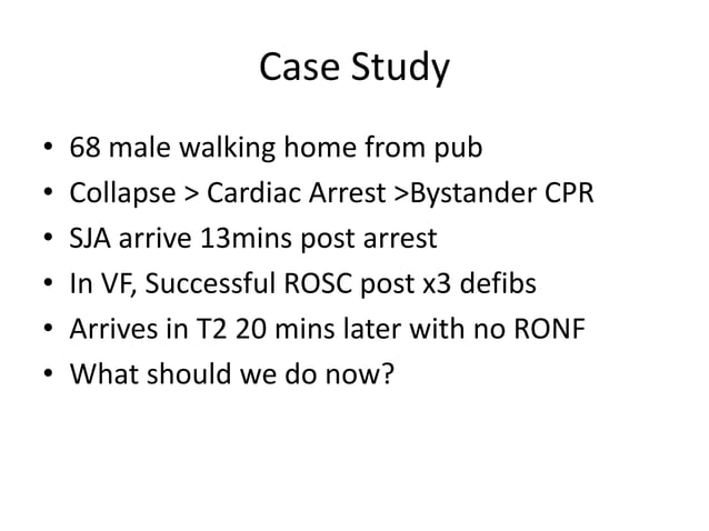 Post resuscitation care | PPTX | First Aid | Injuries