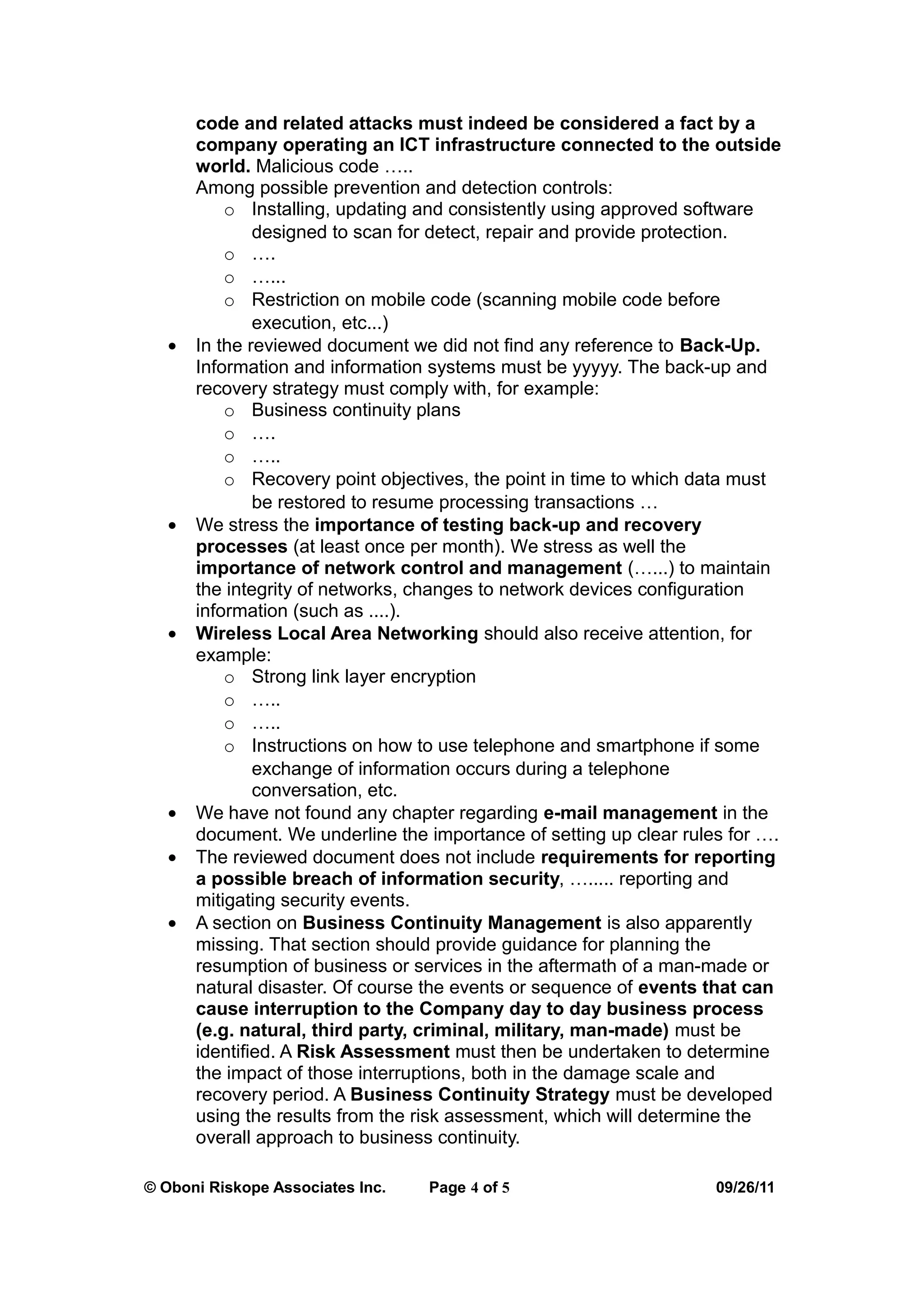 Review ICS Guidelines | PDF