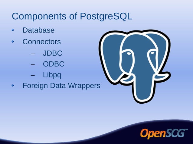 Leveraging Hadoop in your PostgreSQL Environment | PPT