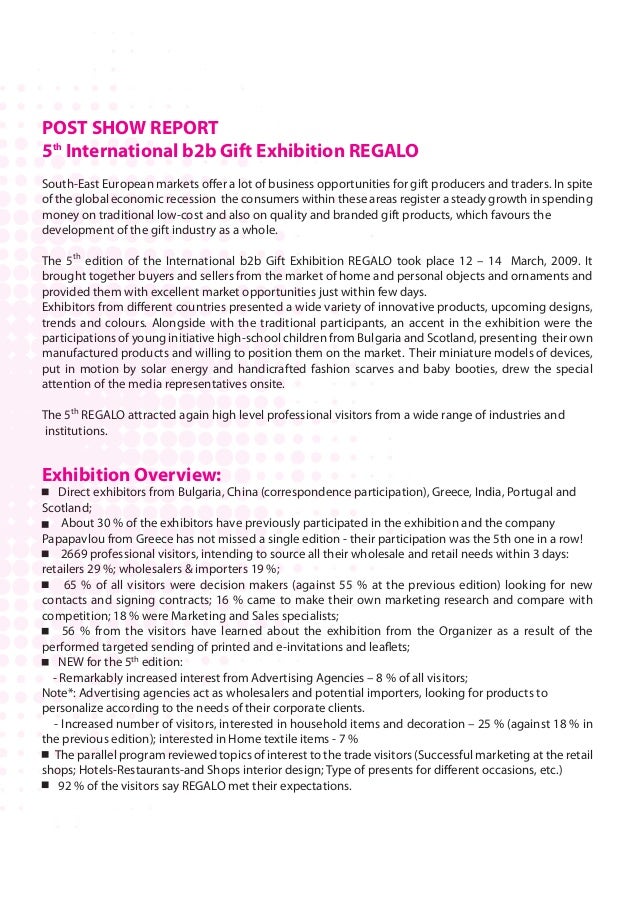 Post Show Report: REGALO - South-East European Exhibition on Gifts, B…