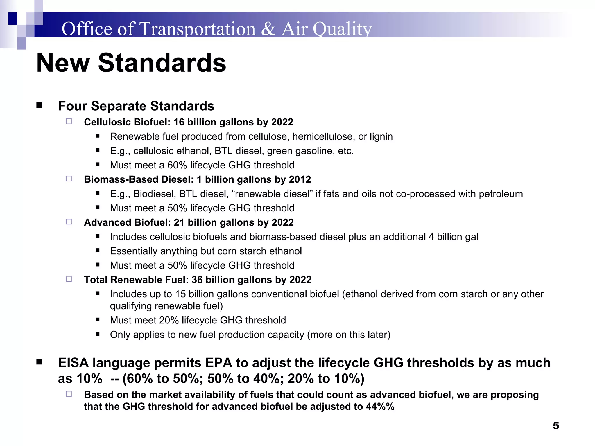 EPA RFS2 | PPT