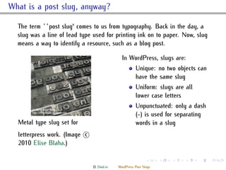 Better Post Slugs for Better SEO | PPT