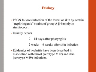 Post streptococcal glomerulo nephritis | PPTX