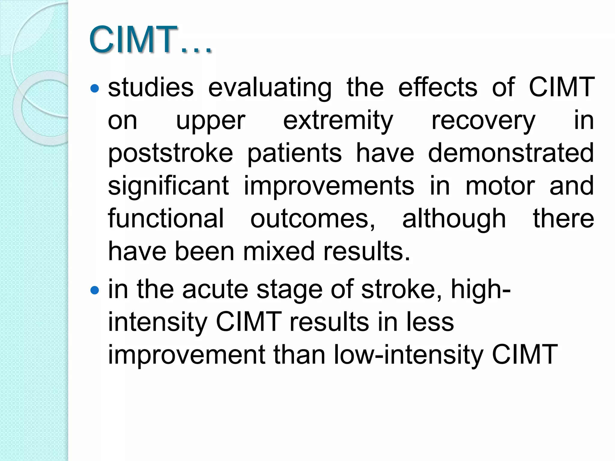 Post stroke motor rehabilitation | PPTX