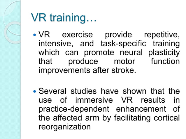 Post stroke motor rehabilitation | PPTX | Brain and Nervous System ...