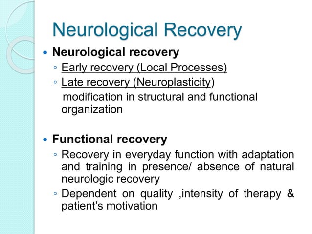 Post stroke motor rehabilitation | PPTX | Brain and Nervous System ...