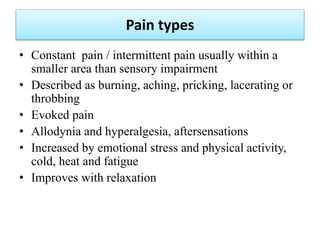 Post Stroke Pain - Dr Venugopal Kochiyil | PPTX