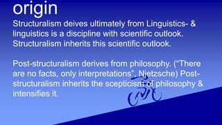 Poststructuralism (2) | PPTX