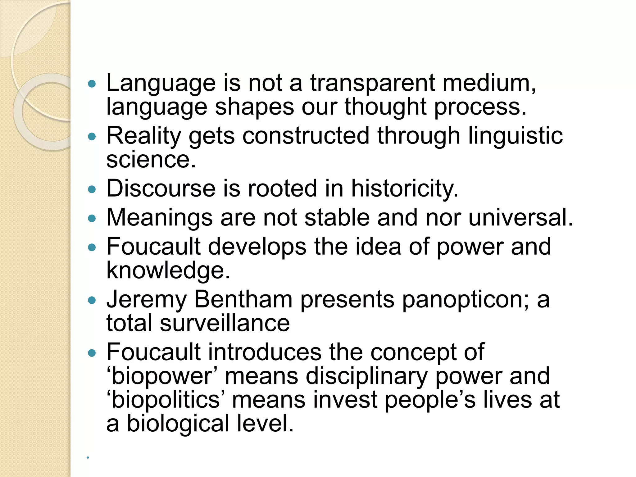 Post structuralism for slide | PPTX