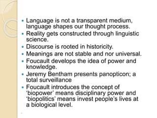 Post structuralism for slide | PPTX | Poetry | Books and Literature