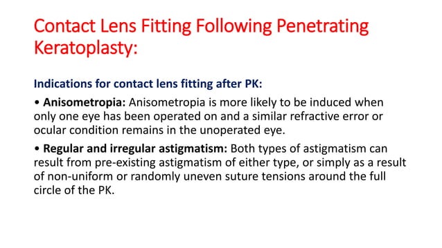 Post surgical contact lens.pptx