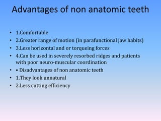 Post teeth selection | PPT