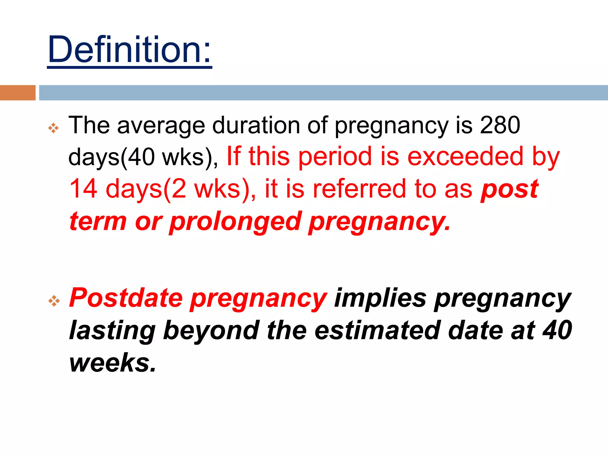 Posttermpregnancy | PPTX