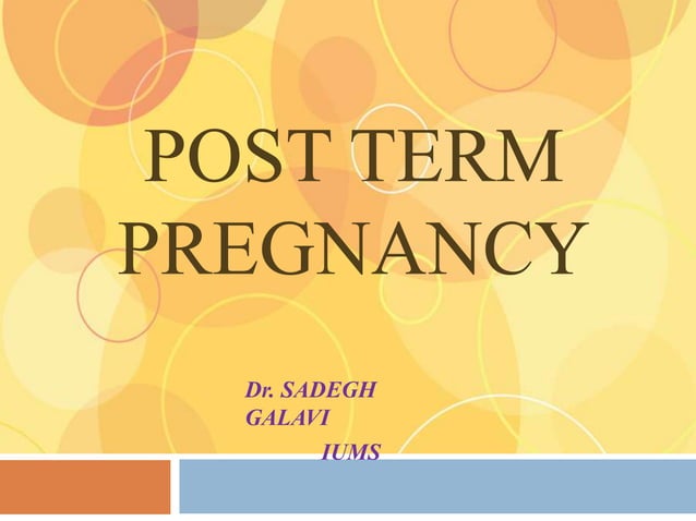 Posttermpregnancy | PPT