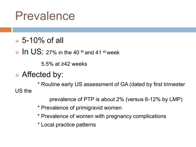 Posttermpregnancy | PPT
