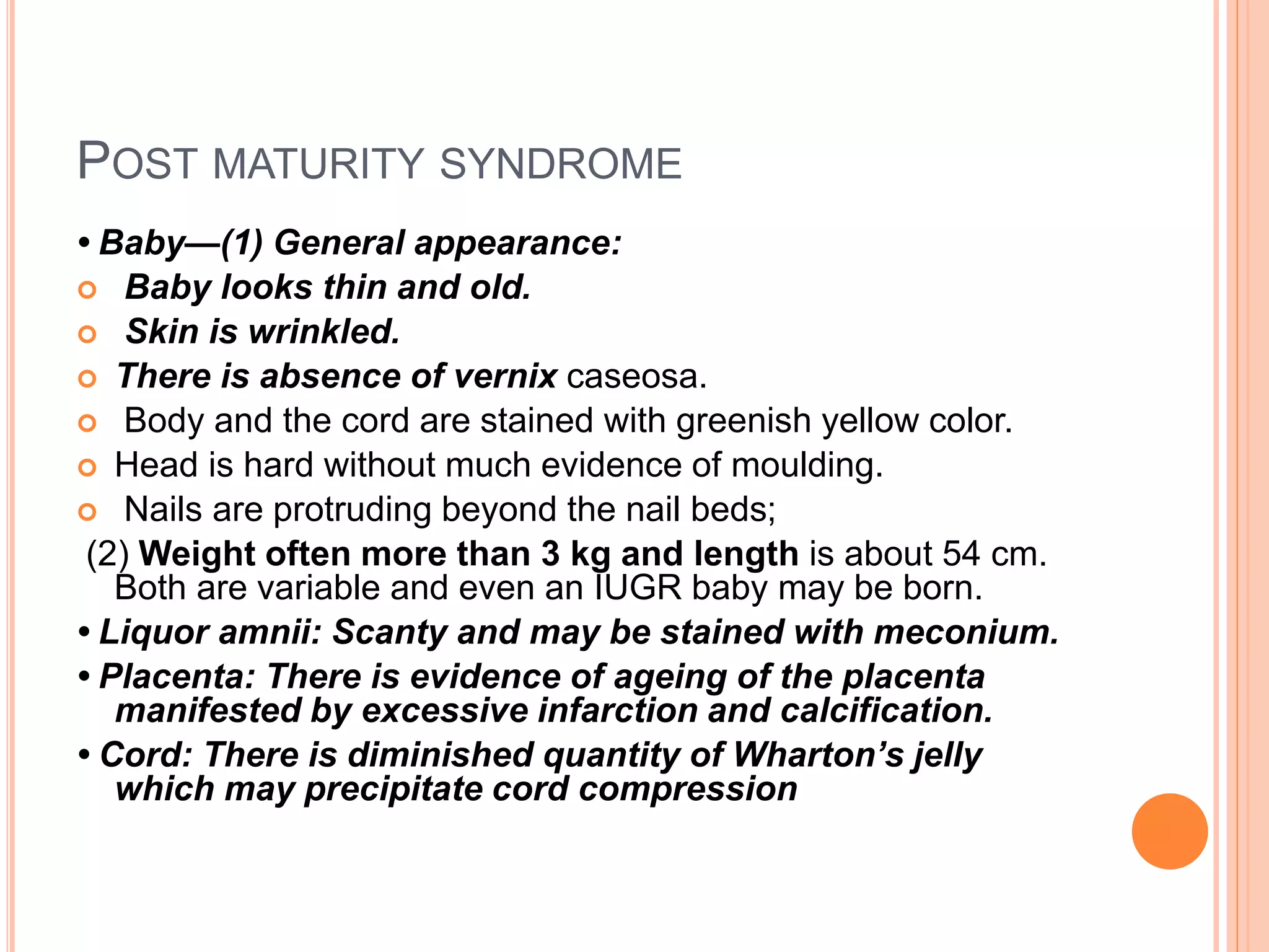 Postterm pregnancy | PPTX