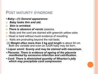 Postterm pregnancy | PPTX