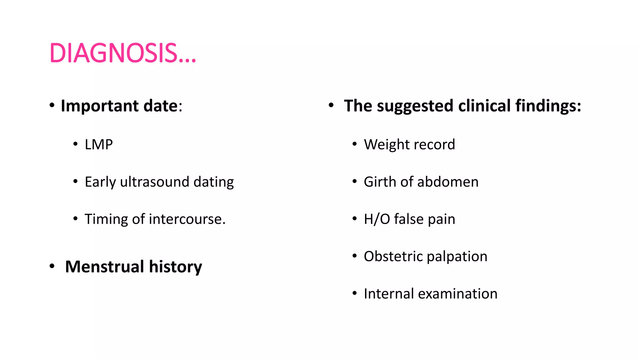 Postterm pregnancy | PPTX