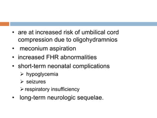 Post term pregnancy | PPT