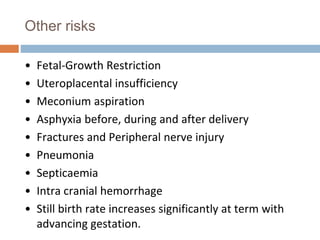 Post term pregnancy | PPT