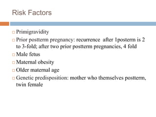 Post term pregnancy | PPT