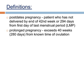 Post Term pregnancy and complications.pptx