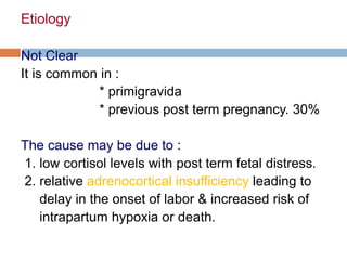 Post Term pregnancy and complications.pptx