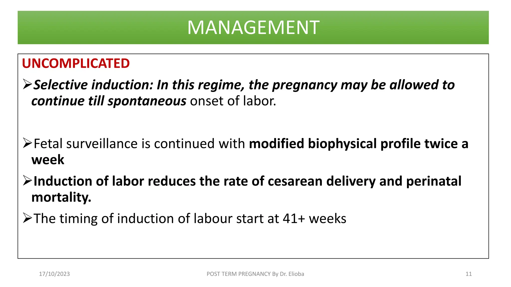 POST TERM PREGNANCY By Dr. Elioba.pptx