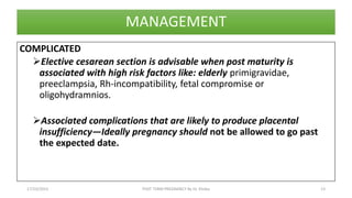 POST TERM PREGNANCY By Dr. Elioba.pptx