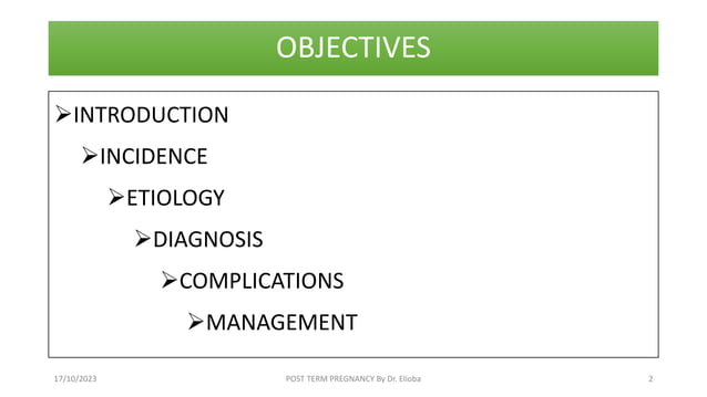 POST TERM PREGNANCY By Dr. Elioba.pptx