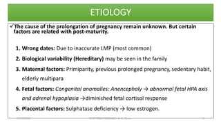 POST TERM PREGNANCY By Dr. Elioba.pptx