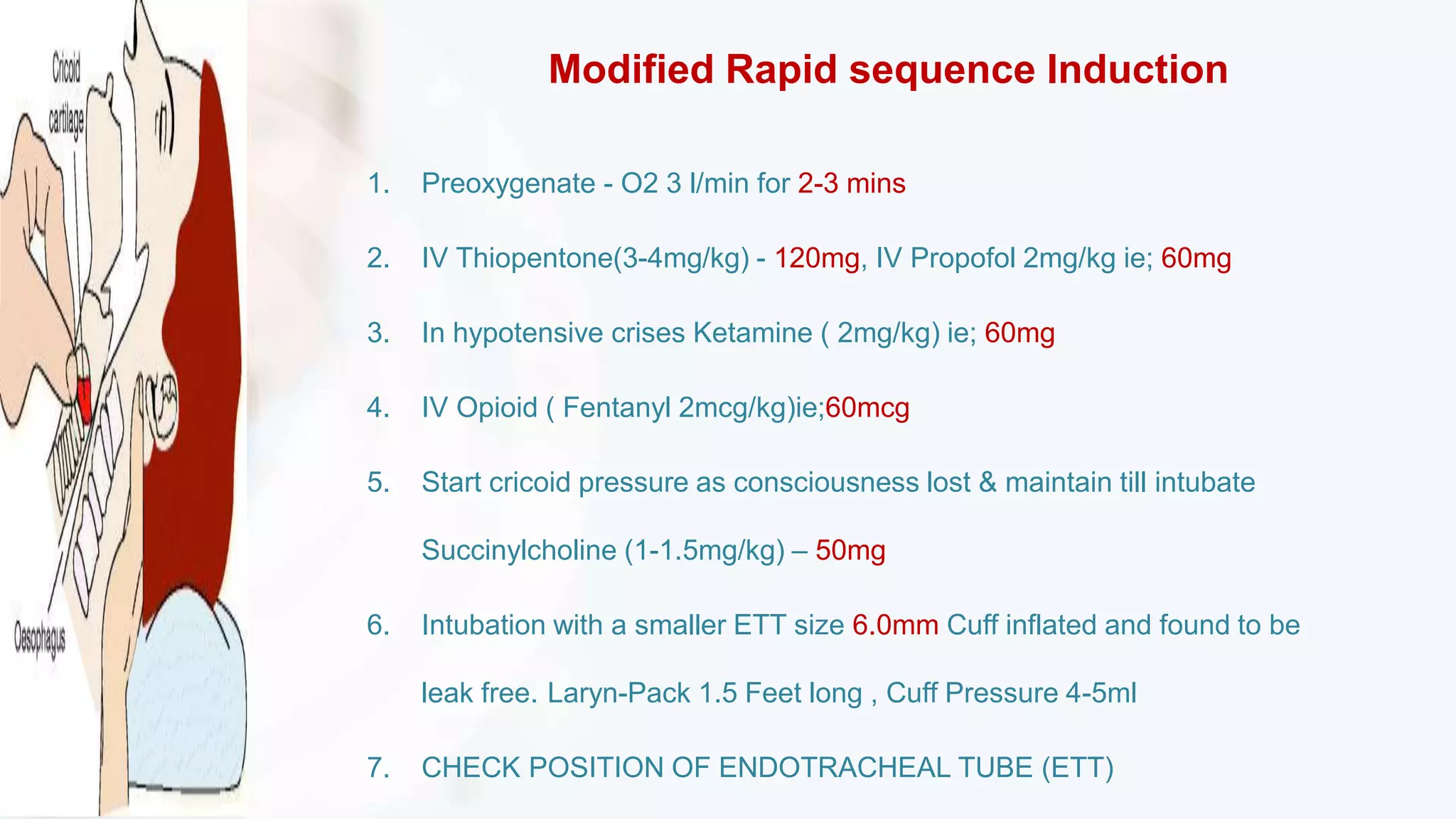 Post tonsillectomy bleed & anesthesia considerations | PPTX