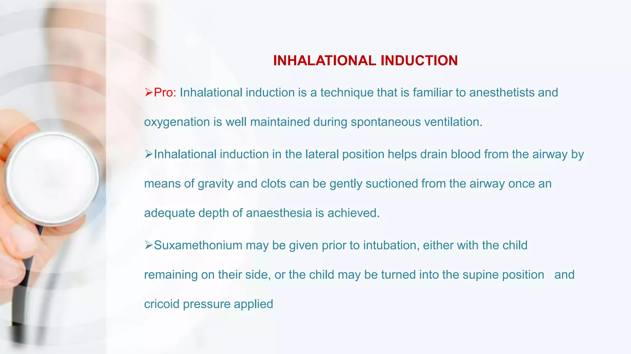 Post tonsillectomy bleed & anesthesia considerations | PPTX
