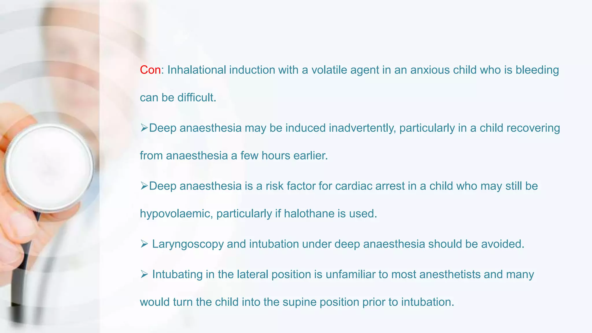 Post tonsillectomy bleed & anesthesia considerations | PPTX