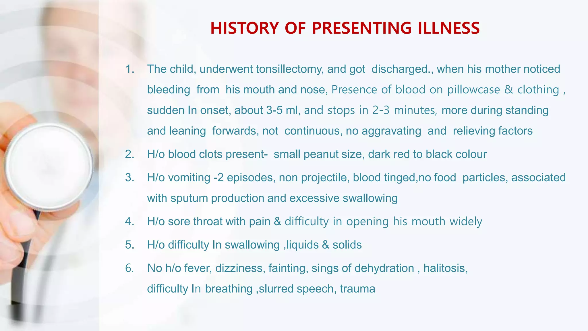 Post tonsillectomy bleed & anesthesia considerations | PPTX