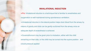 Post tonsillectomy bleed & anesthesia considerations | PPTX