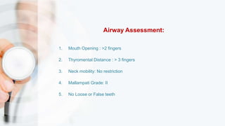 Post tonsillectomy bleed & anesthesia considerations | PPTX