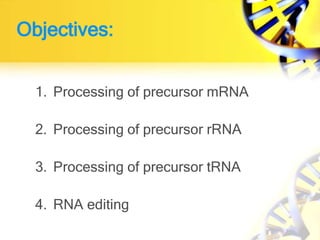 Post transcriptional modifications | PPTX