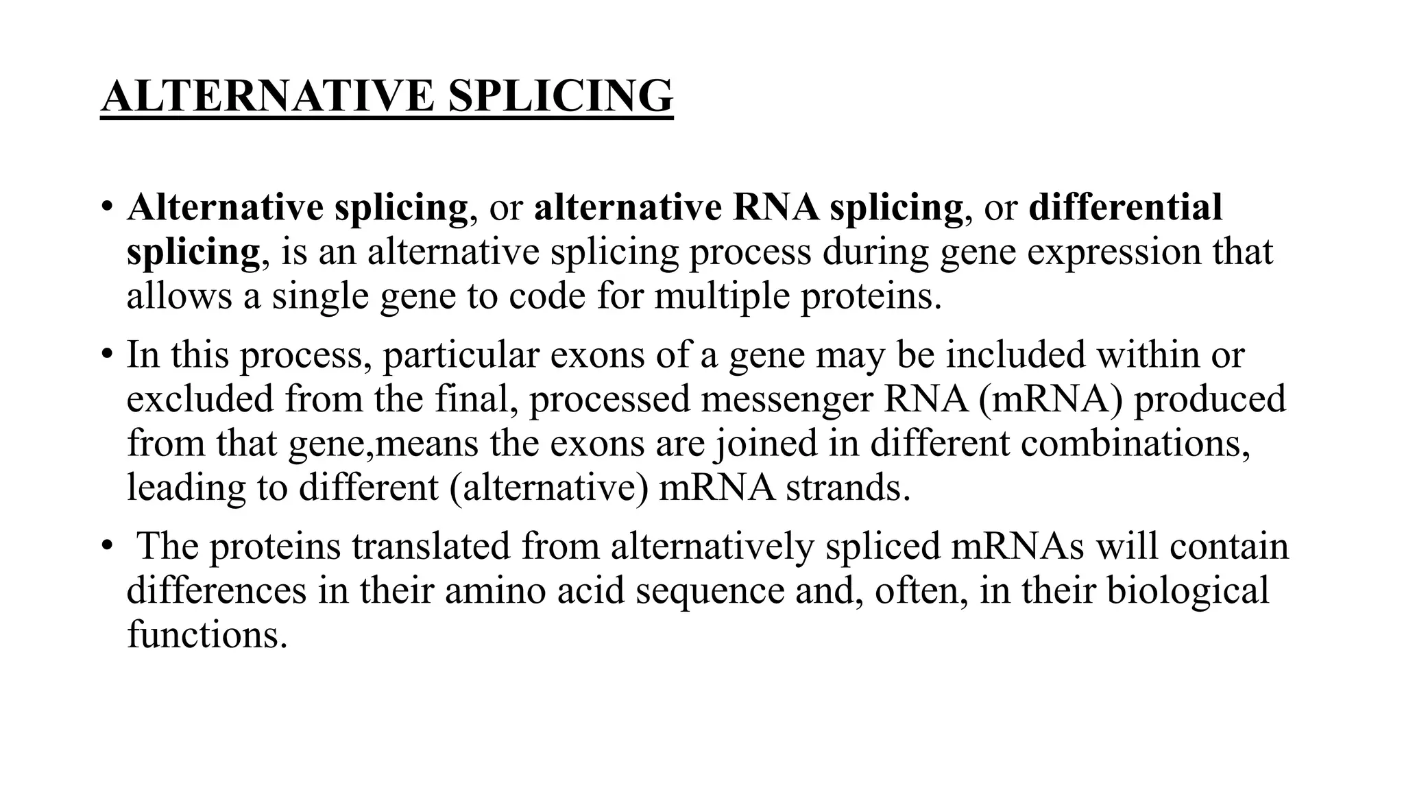 Post transcriptional modifications | PPTX