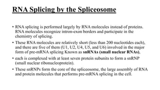 Post transcriptional modifications | PPTX