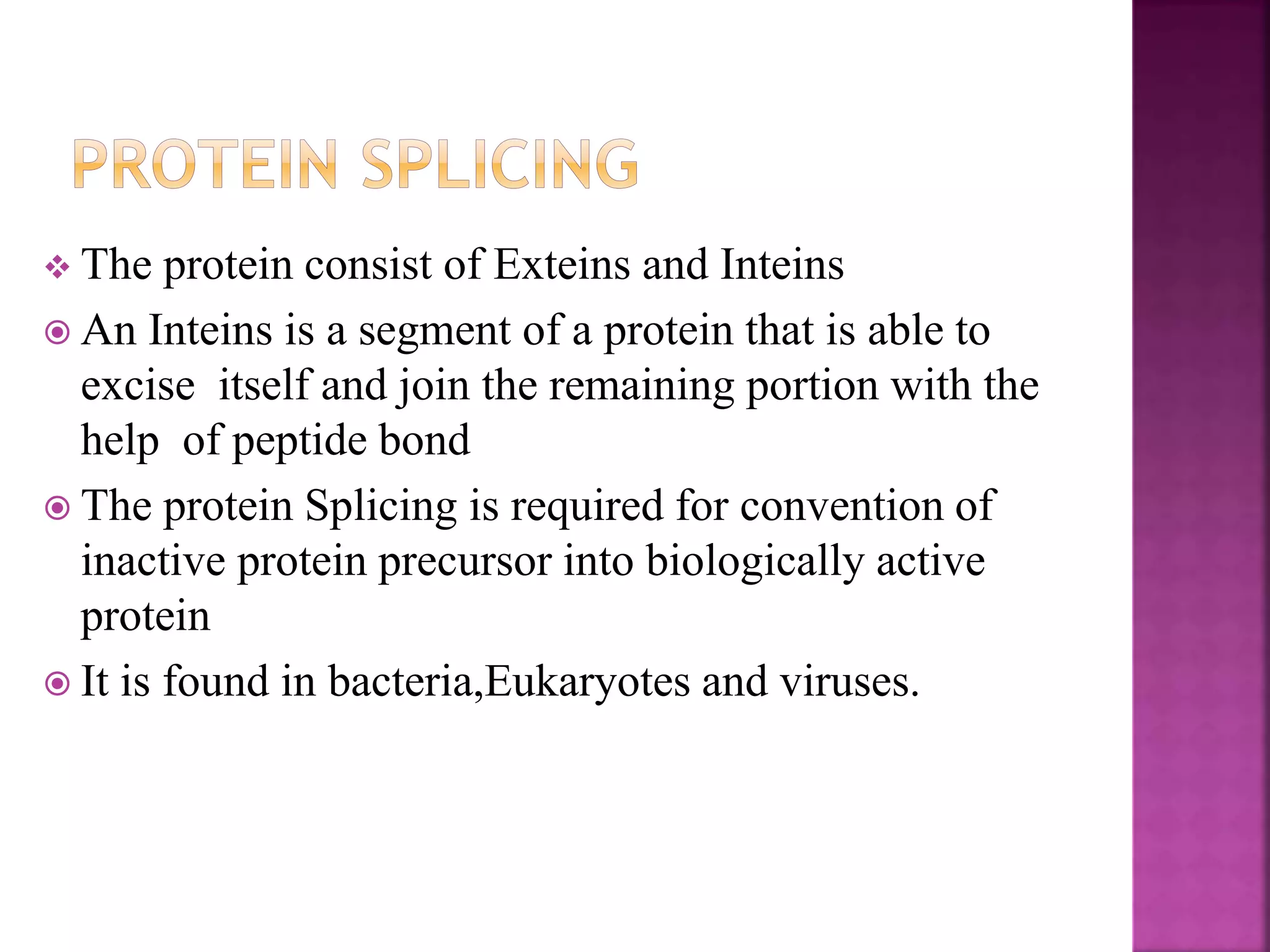 Post translational modification/PTM/protein modifications | PPTX