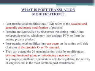 Post translation control-regulation_of_gene_expression_in_eukaryotes ...