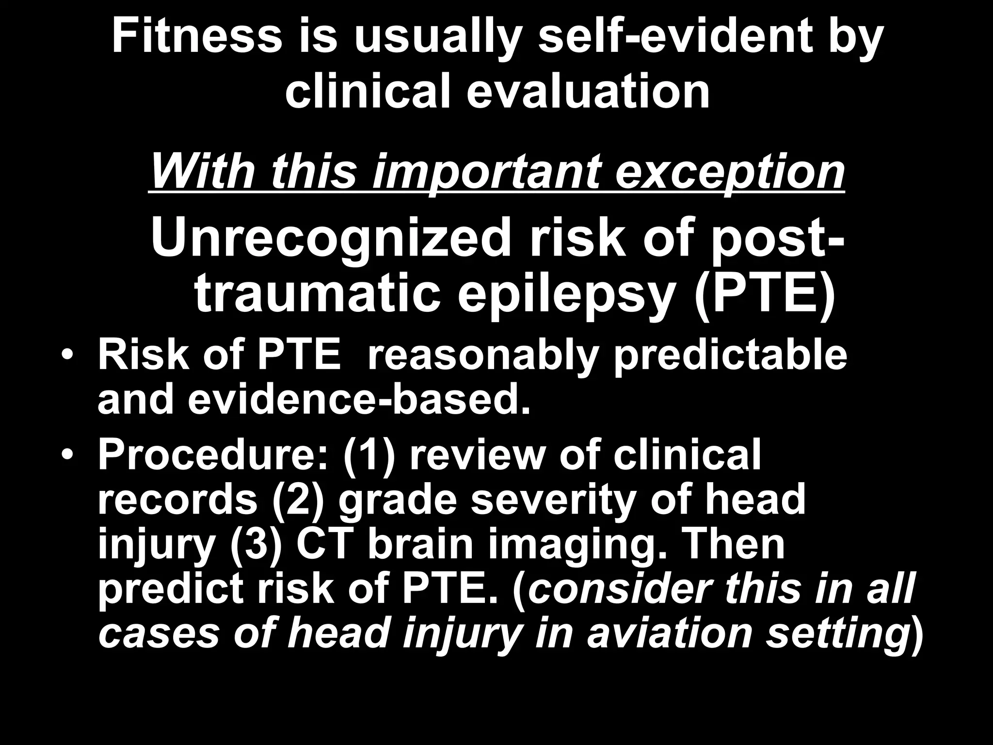 Lecture on post traumatic epilepsy | PPT