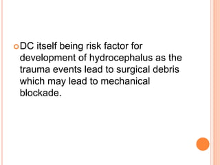 Post traumatic hydrocephalus | PPTX