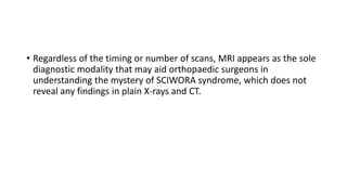 Posttraumatic spinal cord injury without radiographic abnormality | PPTX