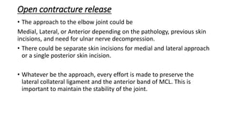 Posttraumatic stiff elbow | PPTX