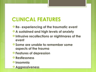Post traumatic stress | PPT | Mental Health | Diseases and Conditions