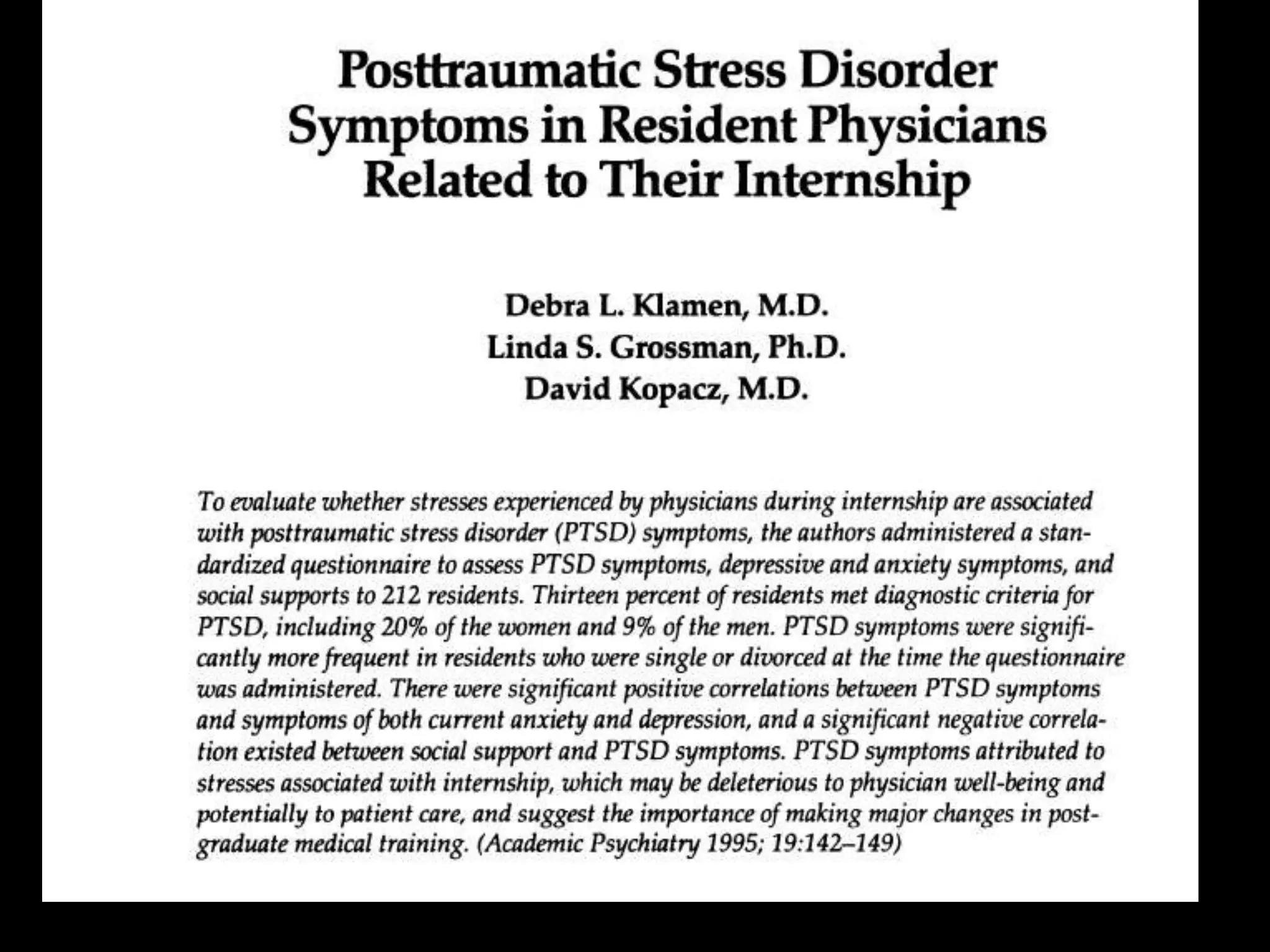 Post traumatic stress disorder | PPTX